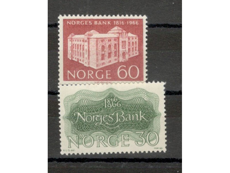 NORVESKA-MNH MARKA - NORVESKA BANKA - 1966