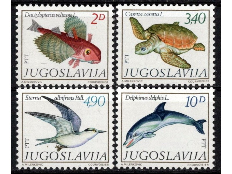 Jugoslavija 1980. Fauna