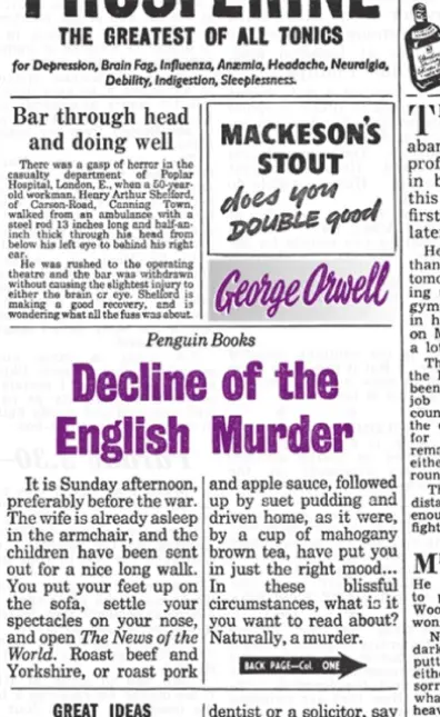 Decline of the English Murder