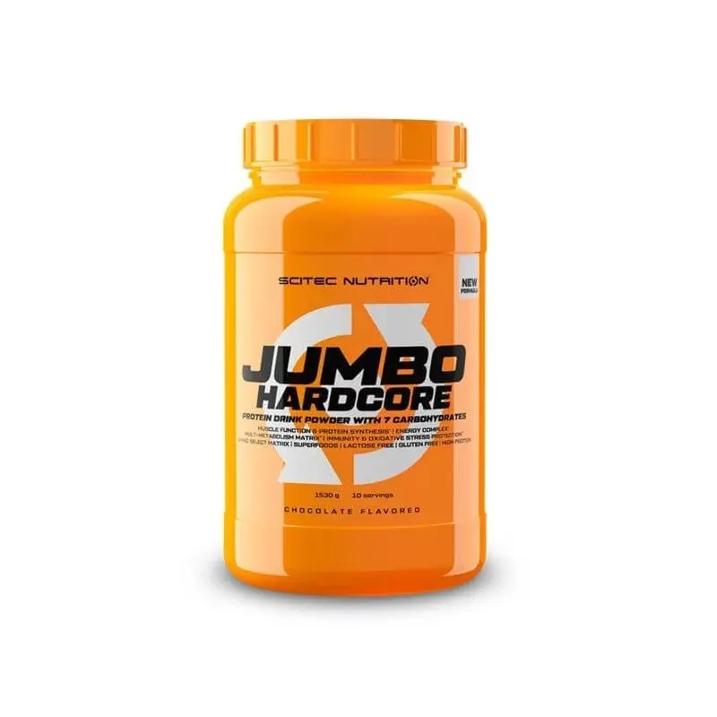 Scitec Nutrition Gainer Jumbo Hardcore, Čokolada, 1530g