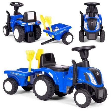 Ecotoys Traktor sa prikolicom blue ( 658T BLUE )