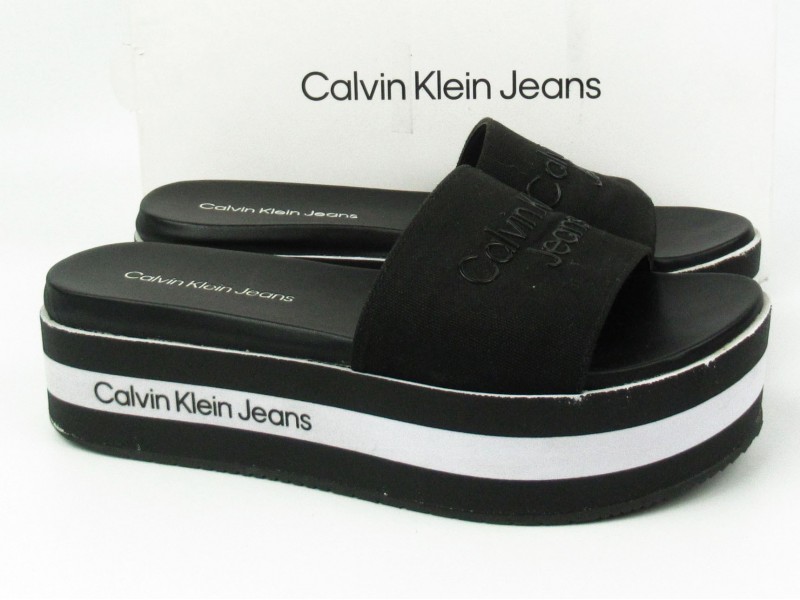 Calvin Klein papuče platforma N5739