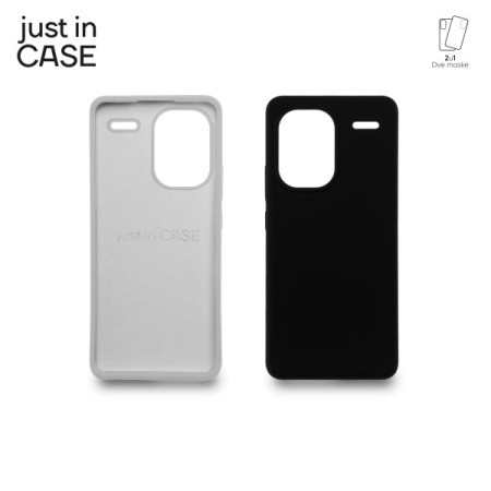 Just in Case 2u1 Extra case MIX PLUS paket maski za telefon Redmi Note 13 Pro+ 5G CRNI ( MIXPL326BK )