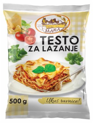 SMRZNUTO TESTO ZA LAZANJE SA JAJIMA MARA 500G
SMRZNUTO TESTO ZA LAZANJE SA JAJIMA MARA 500G