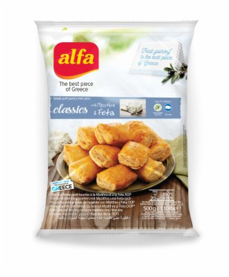 SMRZNUTE MINI PITE OD LISNATOG TESTA SIR ALFA 500G
SMRZNUTE MINI PITE OD LISNATOG TESTA SIR ALFA 500G