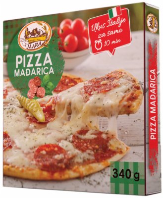 SMRZNUTA PIZZA MADJARICA 340G MARA
SMRZNUTA PIZZA MADJARICA 340G MARA