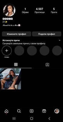 Instagram 4.5K profil najbolji