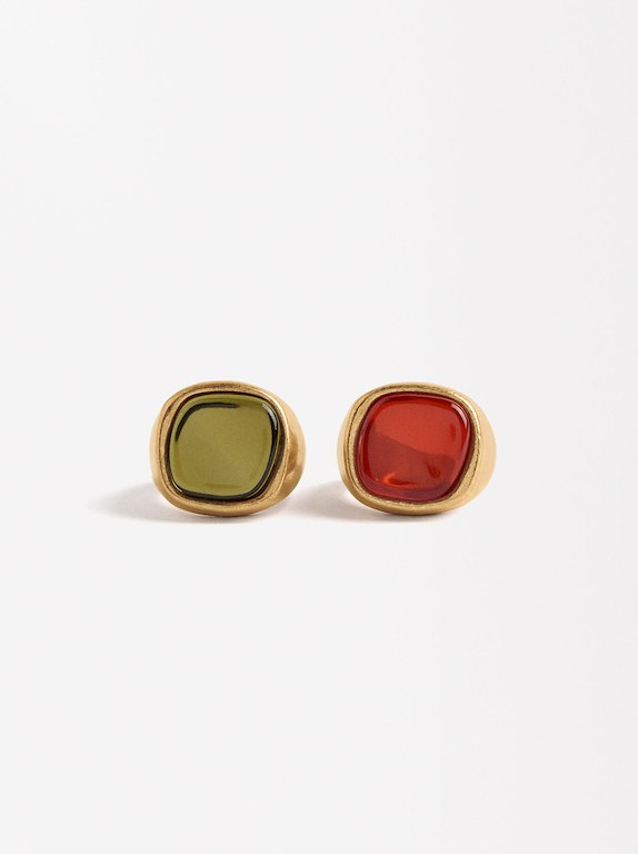 Bicolor Ring Set