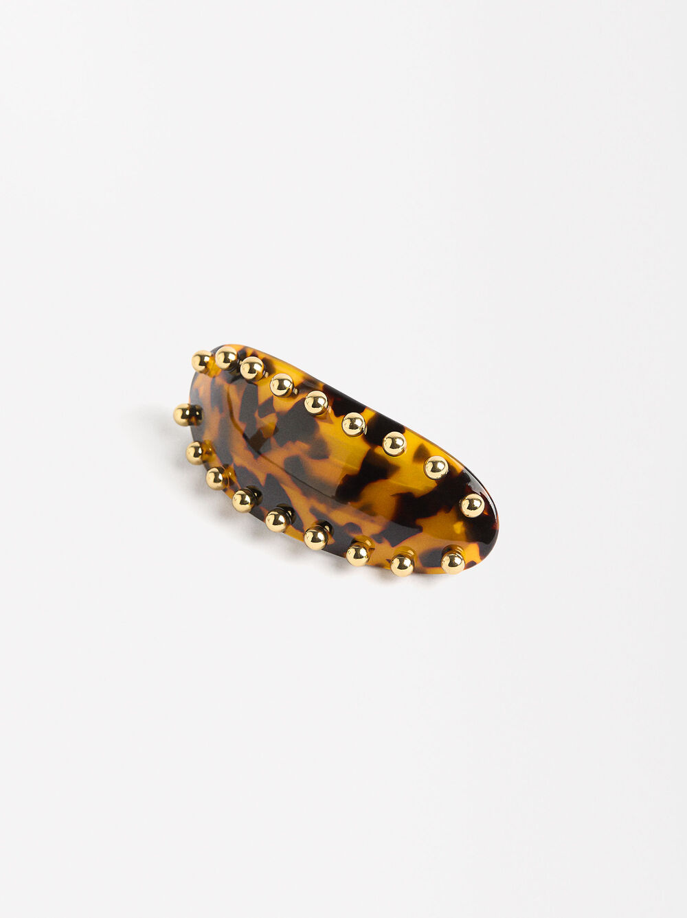 Tortoise French Clip With Dots