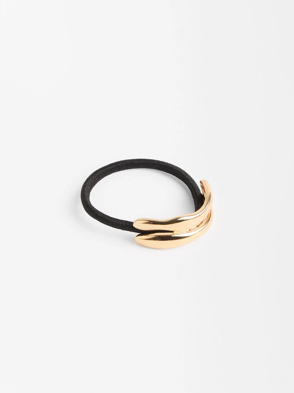 Hair Tie With Metallic Detail