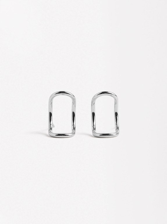 SILVER EARRINGS - STAINLESS STEEL