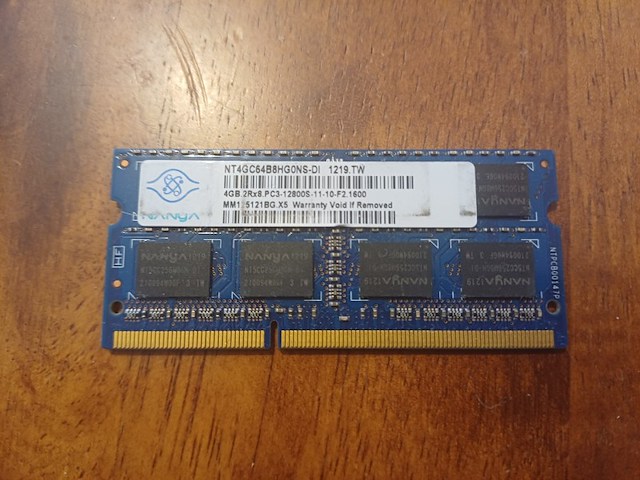 Ram memorija DDR3 Nanya , 4GB , 1600MHz , PC3 , BR2