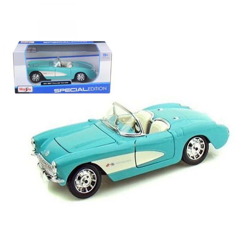 MAISTO METALNI MODEL AUTICA 1:24 SPECIAL EDITION 1957 CHEVROLET CORVETTE