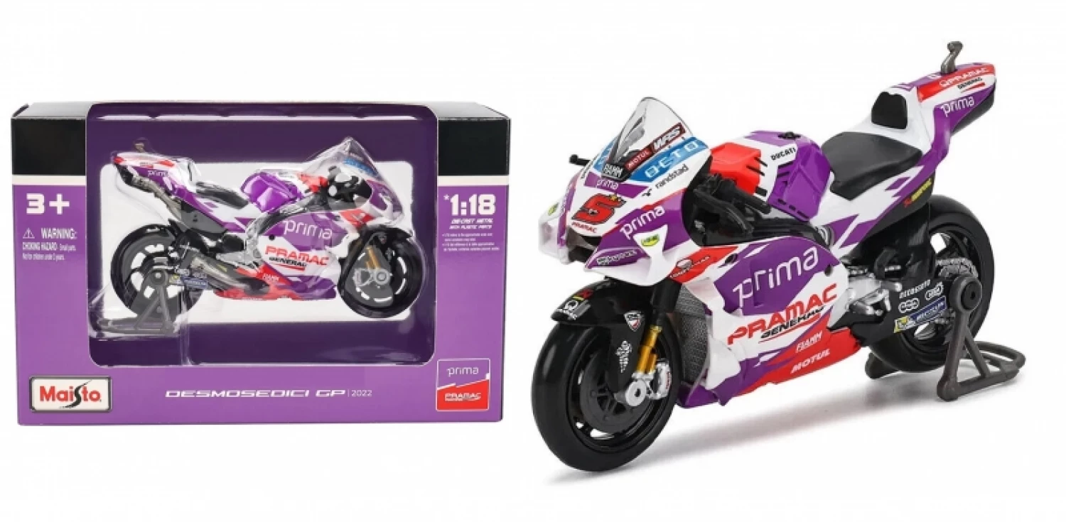 MAISTO MOTOR 1:18 GP RACING DUCATI PRAMAC RACING 2022