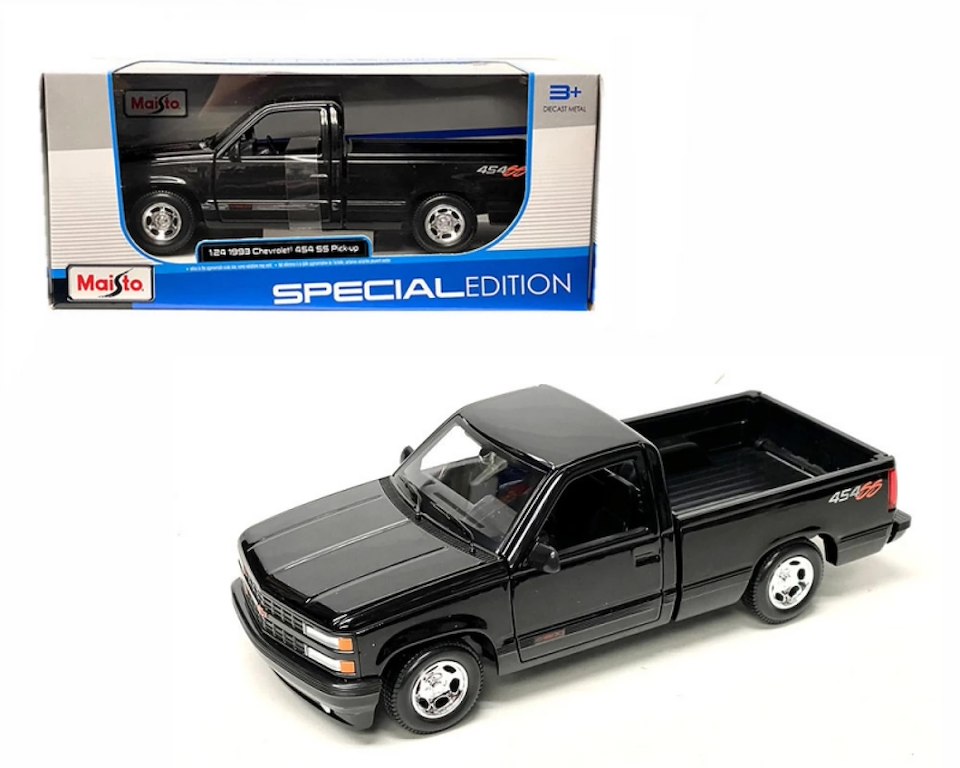 MAISTO METALNI MODEL AUTICA 1:24 1993 CHEVROLET 454 SS PICK-UP