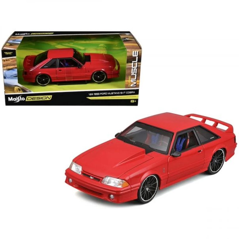 MAISTO METALNI MODEL AUTICA 1:24 1993 FORD MUSTANG SVT COBRA