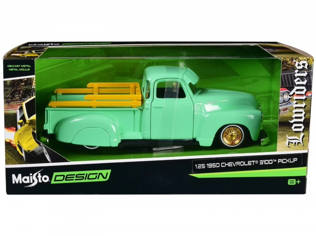 MAISTO METALNI MODEL AUTICA 1:25 1950 CHEVROLET 3100 PICKUP