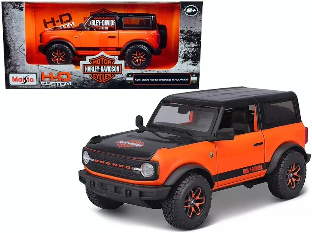 MAISTO AUTO 1:24 H-D CUSTOM 2021 FORD BRONCO BADLANDS