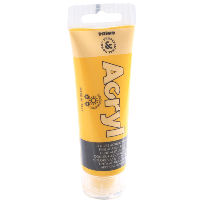 Boja akrilna 75ml pvc tuba CMP 420TA75220 zlatno žuta (medium yellow) blister