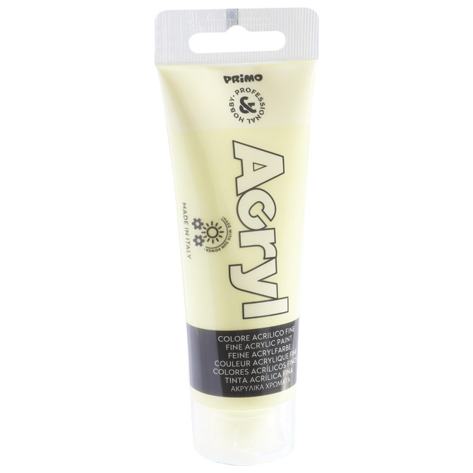 Boja akrilna 75ml pvc tuba pastel CMP 420TA75212 limun žuta (lemon yellow) blister