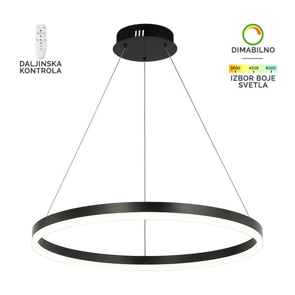 LED visilica F2047-44V BK