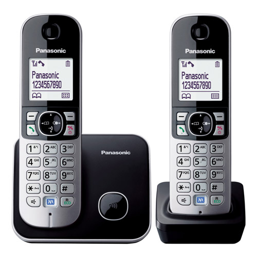 PANASONIC DECT KX-TG6812FXB DUO Fiksni telefon