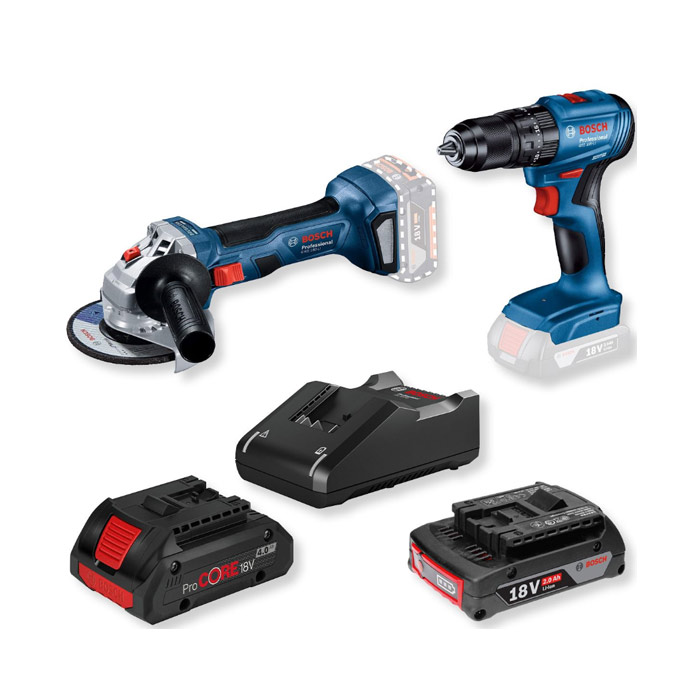 Bosch Aku Set GWS 180 Li + GSB 185 Li Combo Kit 0.601.9H9.026