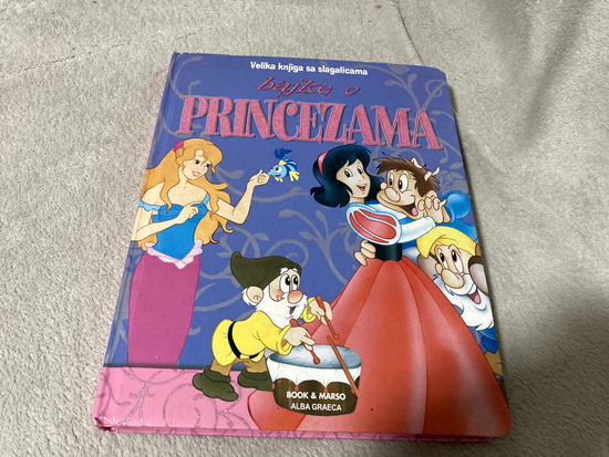 Knjiga o princezama 6in1 puzzla