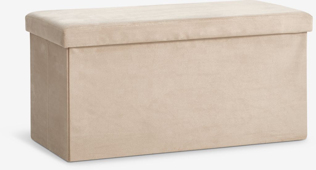 Tabure AUNING 76x38 sa prost. za odlaganje tam. pesak baršun