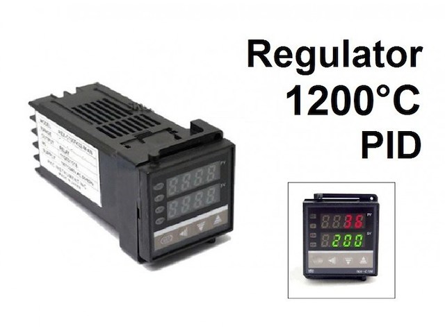 PID Termoregulator 1000C - relej - 220V