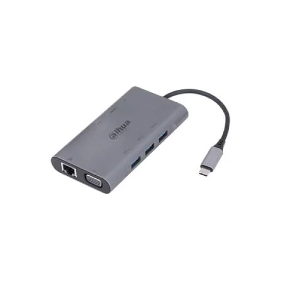 DAHUA TC39 DOCKING STATION I ČITAČ SMART KARTICA 9U1, USB-C 3.1 NA 1XHDMI, 1XVGA, 3XUSB3.0, 1XLAN (RJ45), 1XSD, 1XTF, 1XPD CENA