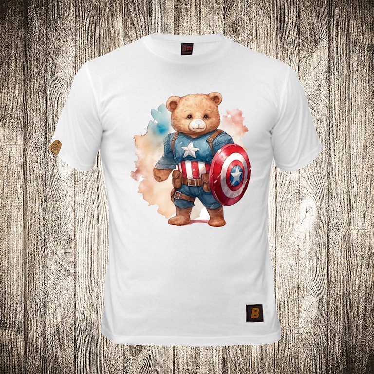 Meda Teddy Bear 112 superhero ( Captain America ) Kapetan Amerika