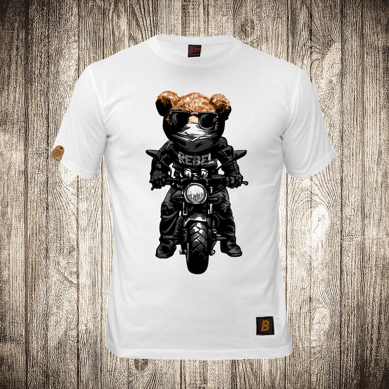 Meda Teddy Bear 3 Motorista u crnom ( bandana i naočare )