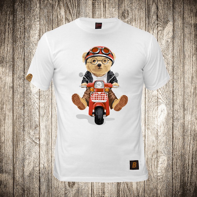 Meda Teddy Bear 51 Motorista 3 ( Crveni skuter )