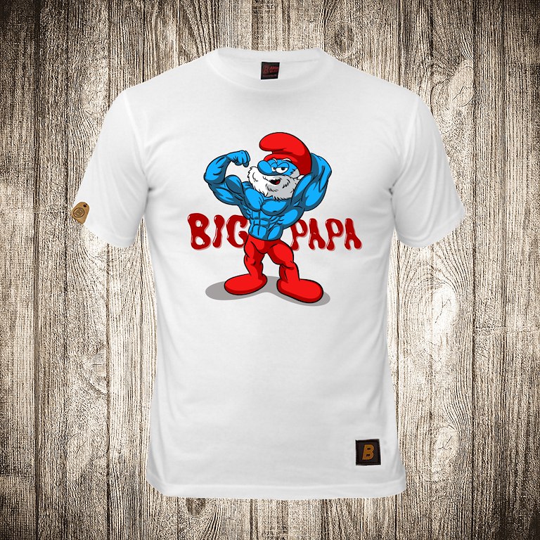 Veliki Štrumpf mišićavi – Big Papa – Trening – Bilder ( Teretana )