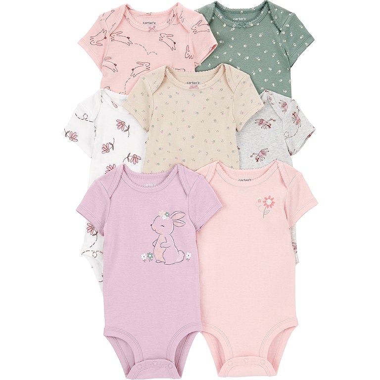 Carter's bodi za bebe devojčice - set od 7 kom. BZ231P621710