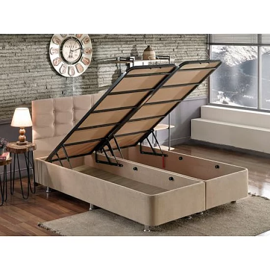 HANAH HOME BRAČNI KREVET POLO LIGHT BROWN (140 X 190) CENA