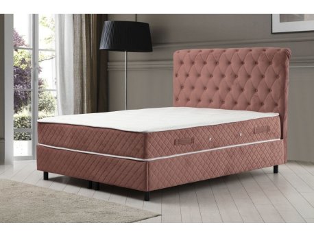 HANAH HOME BRAČNI KREVET SONATA SET 150 X 200 V3 DUSTY ROSE