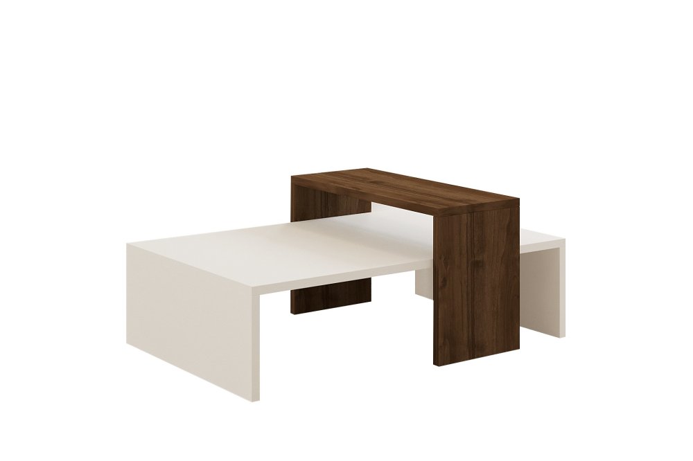 HANAH HOME STO ZA DNEVNU SOBU GLOW WHITE WALNUT