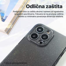 Futrola Sparkle Dust za iPhone 15 Pro 6.1 crna