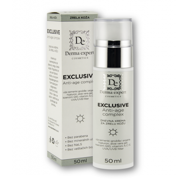 DERMA EXPERT EXCLUSIVE ANTI-AGE COMPLEX DNEVNA KREMA 50ML