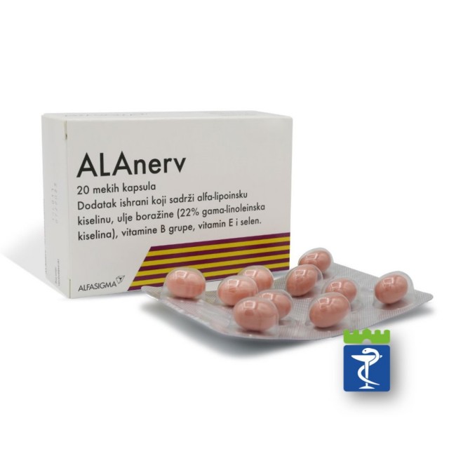 ALANERV KAPSULE 20X920MG