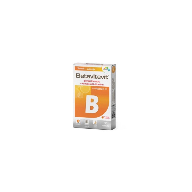 BETAVITEVIT B PIVSKI KVASAC +VITAMIN B KOMPLEKS + VITAMIN C TABLETE A30