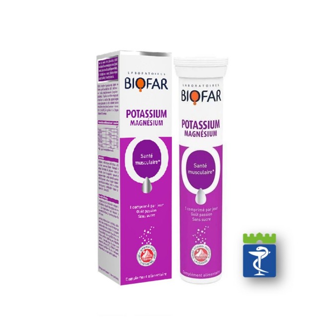 BIOFAR POTASSIUM MAGNESIUM EFERVETE A20