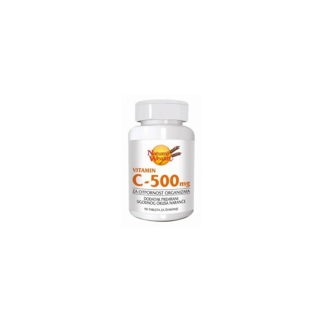 NATURAL WEALTH VITAMIN C-500MG TABLETE ZA ŽVAKANJE A90