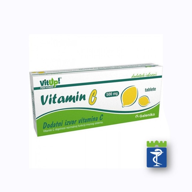 VITAMIN C TABLETE 20X500MG