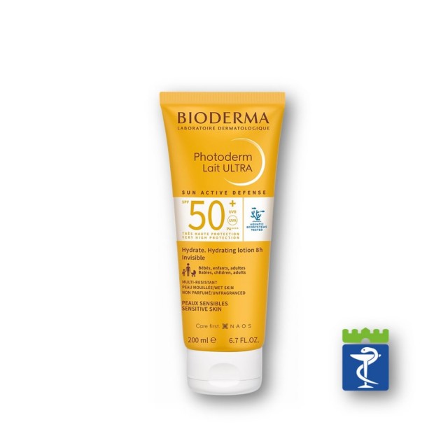 BIODERMA PHOTODERM LAIT ULTRA SPF50+ 200ML