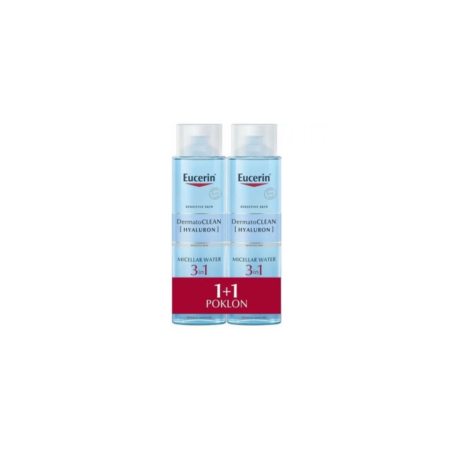 EUCERIN BOX DERMATOCLEAN 3IN1 1+1 345871