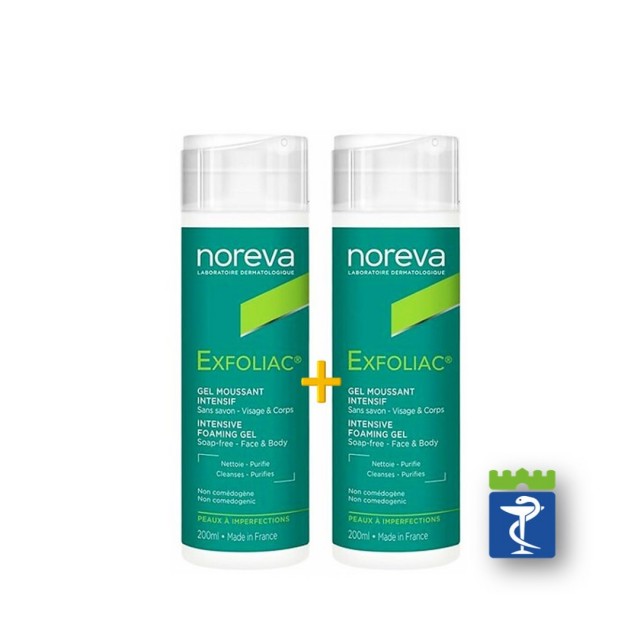 NOREVA EXFOLIAC PENASTI GEL 200ML 1+1