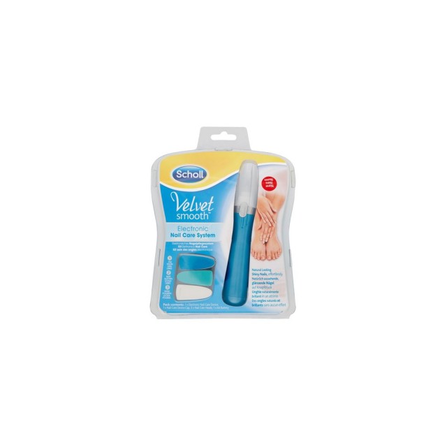 SCHOLL VELVET SMOOTH ELECTRONIC NAIL CARE SYSTEM